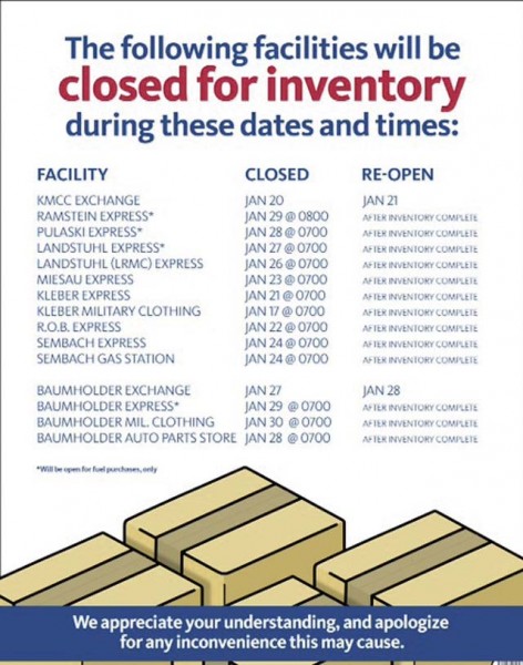 KMC-Inventory-Closures-2015 - Kaiserslautern American