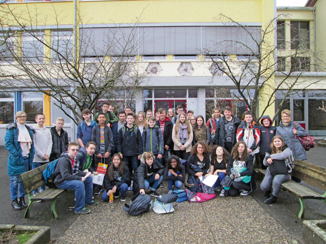 Sembach German class visits German school - Kaiserslautern American