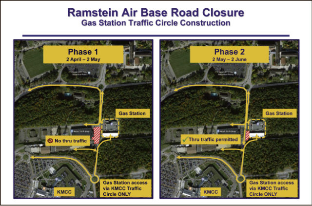 Ramstein Air Base Road Closure - Kaiserslautern American