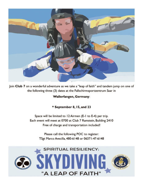 Skydiving Flyer 2018 - Kaiserslautern American