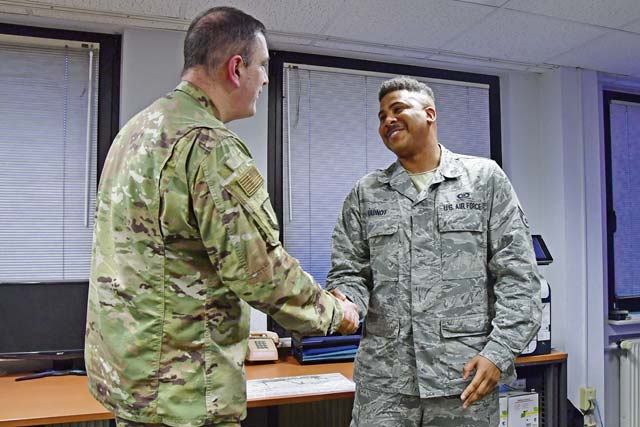 86 OSS Airman shines in the night - Kaiserslautern American