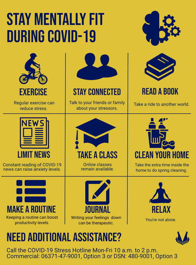 Stay mentally fit during COVID-19 - Kaiserslautern American