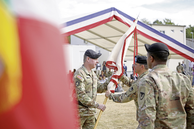 405th AFSB conducts change of command ceremony - Kaiserslautern American