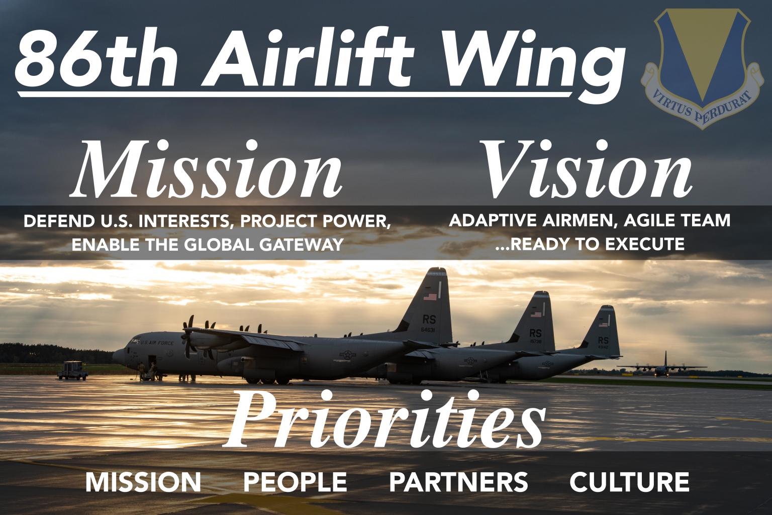 86 AW commander announces new Ramstein mission, vision, priorities ...