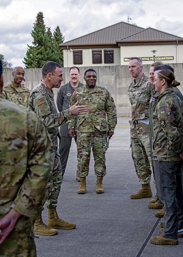 DCOM visits Airmen of 86 AW - Kaiserslautern American