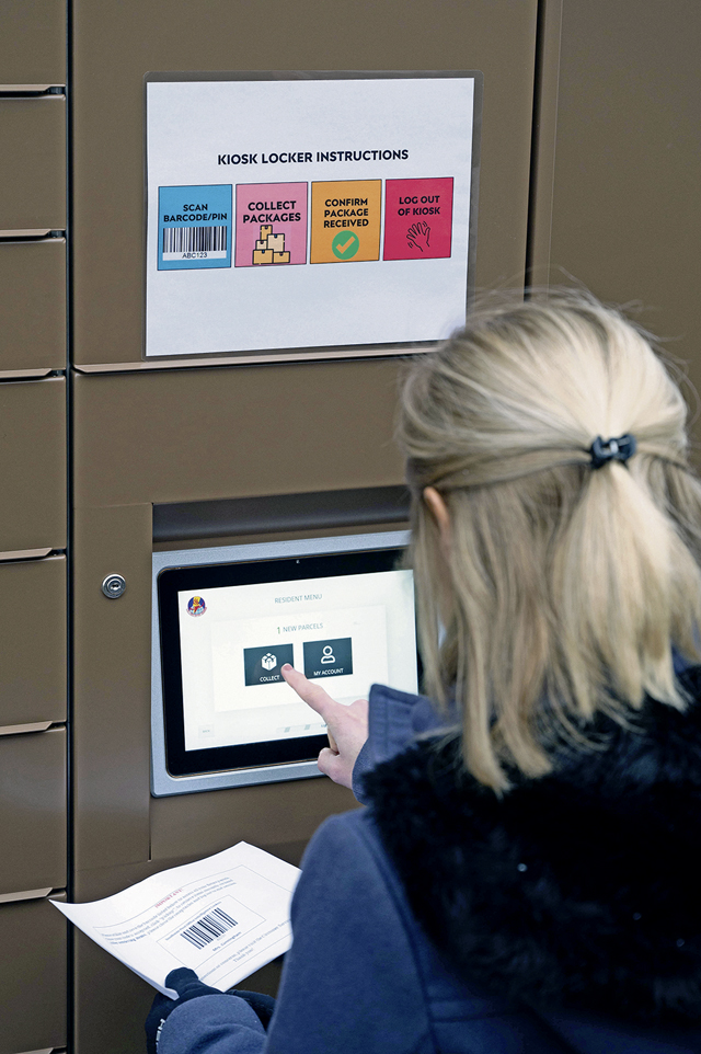 Ribbon cutting marks opening of new intelligent lockers for SSPO ...