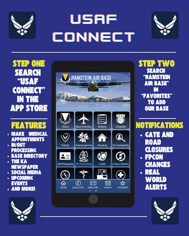 Ramstein relaunches USAF Connect app - Kaiserslautern American